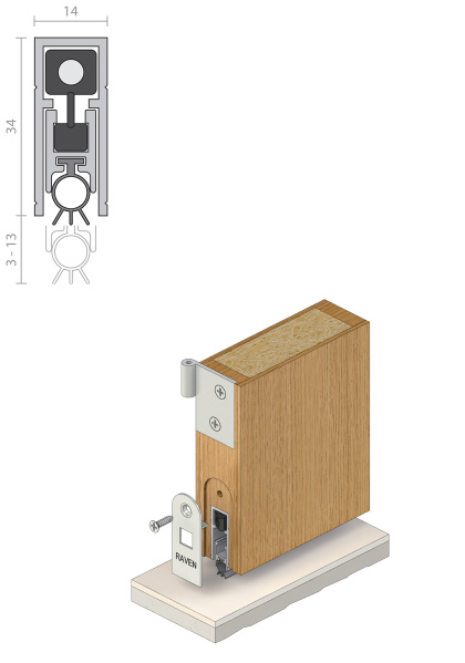 RAVEN DOOR SEALS – Owseat | Architectural Hardware, Louvres & Window ...